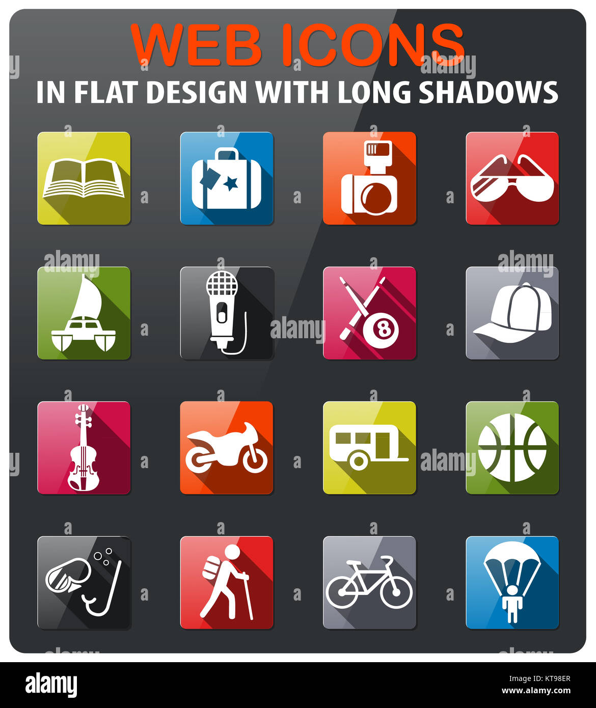 lifestyle icon set Stock Photo - Alamy