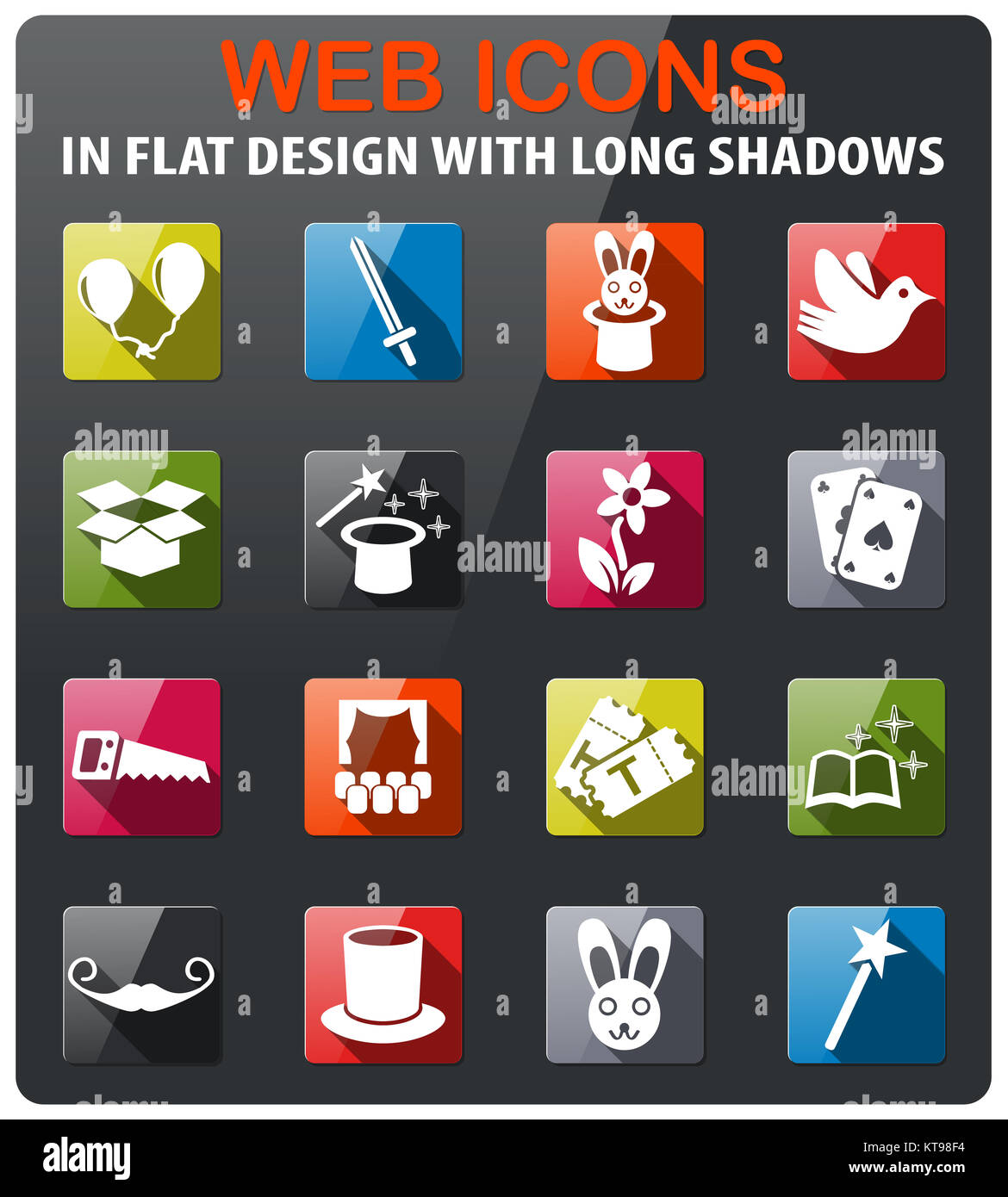 magic icon set Stock Photo - Alamy