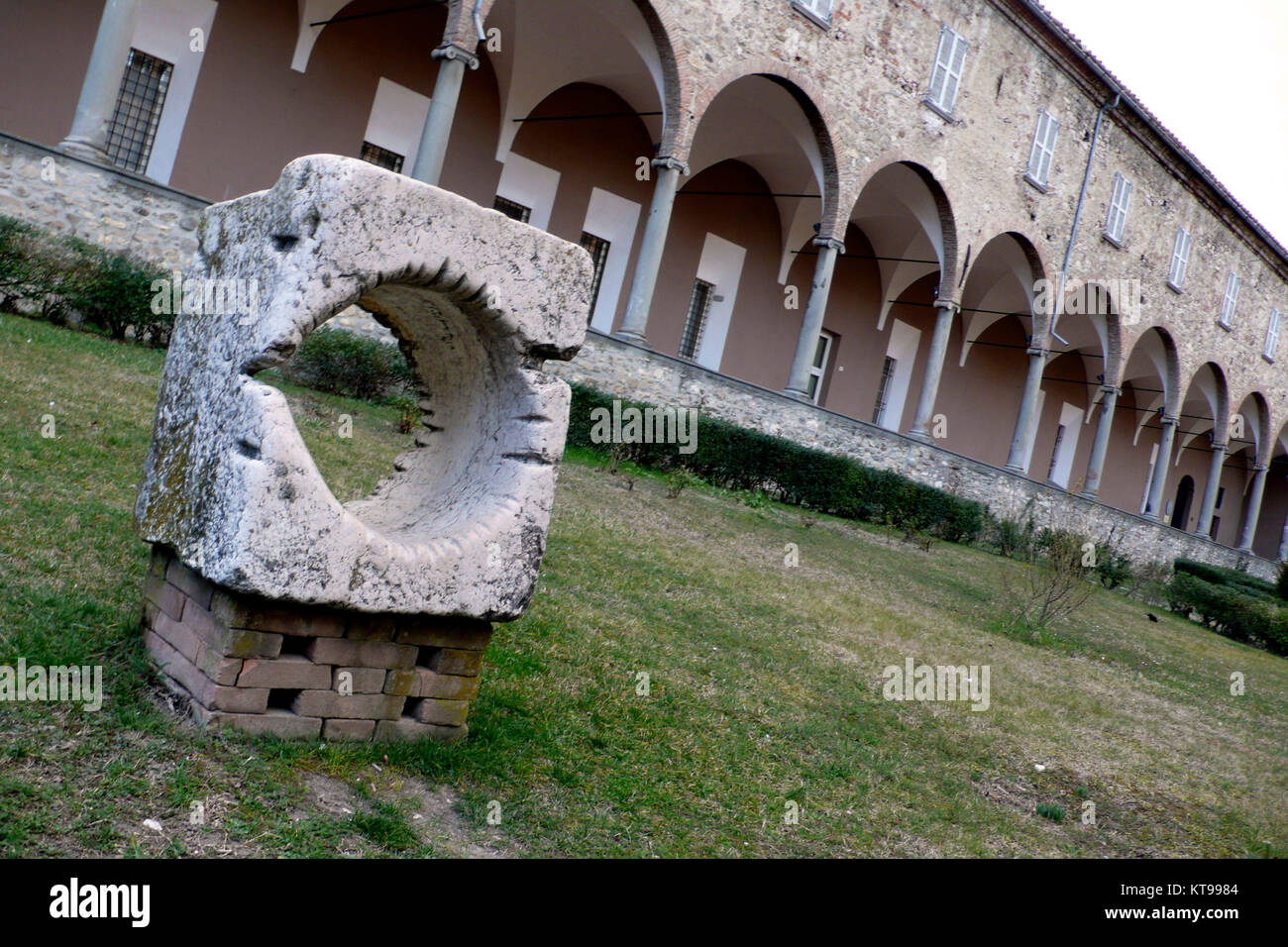 St. Colombano Abbey, Bobbio, Emilia Romagna, Italy Stock Photo - Alamy