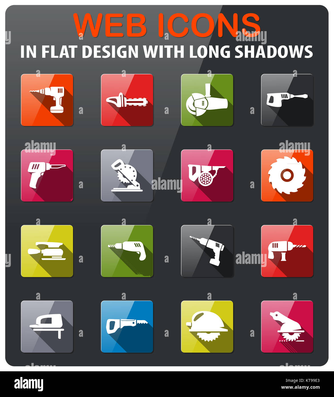 industrial equipment icon set Stock Photo - Alamy