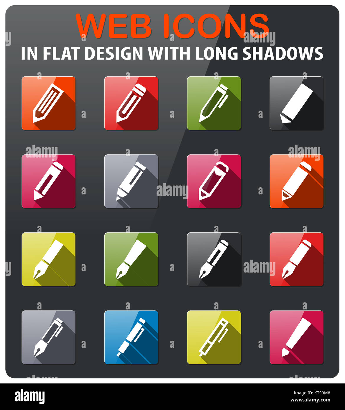 edit icon set Stock Photo - Alamy