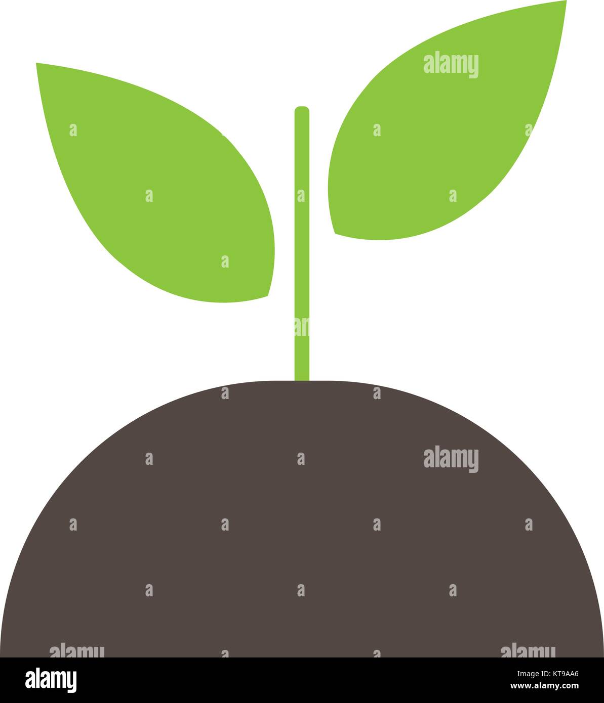 Plant sprout vector icon Stock Vector Image & Art - Alamy