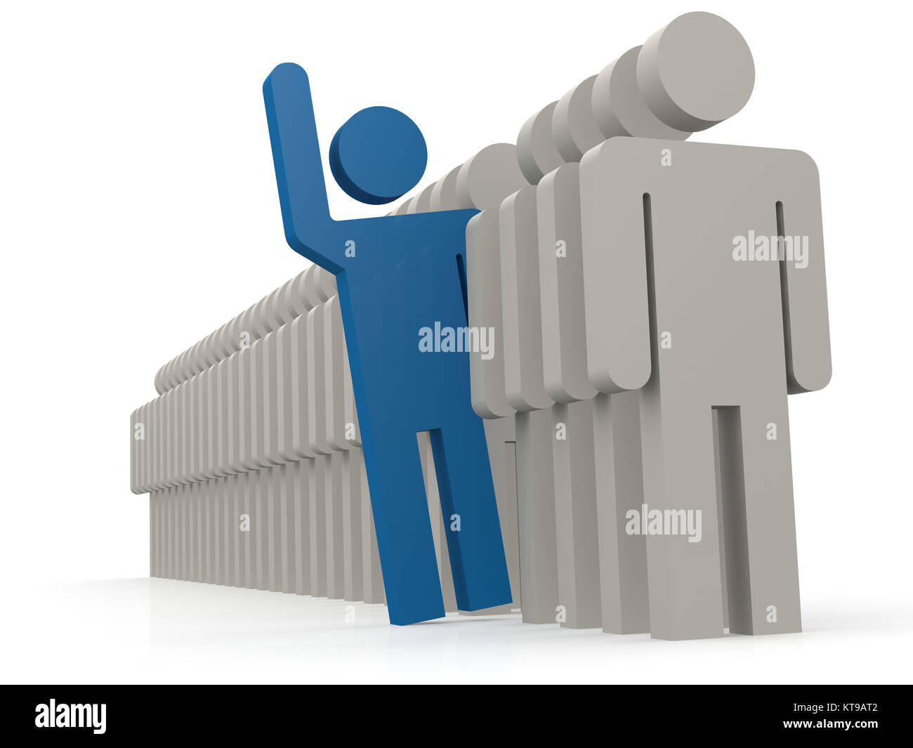 Volunteers waiting Cut Out Stock Images & Pictures - Alamy