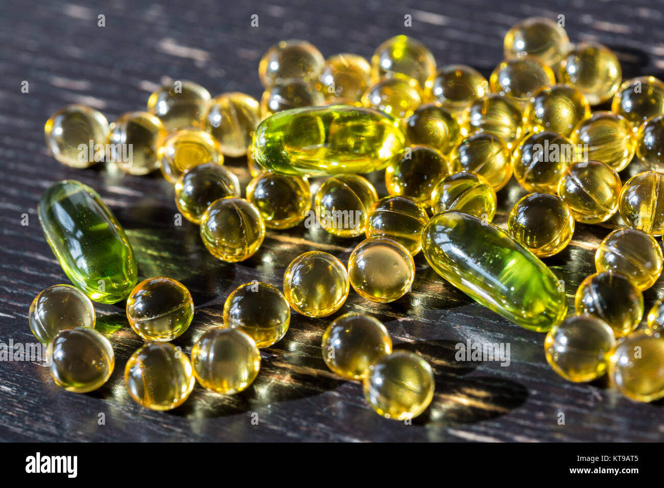 Food supplement. Fish oil capsules for everyday healthy nutrition and ...