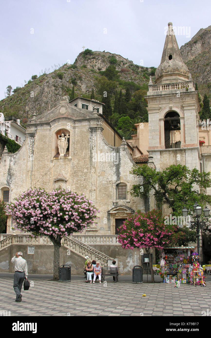 Taormina messina hi-res stock photography and images - Alamy