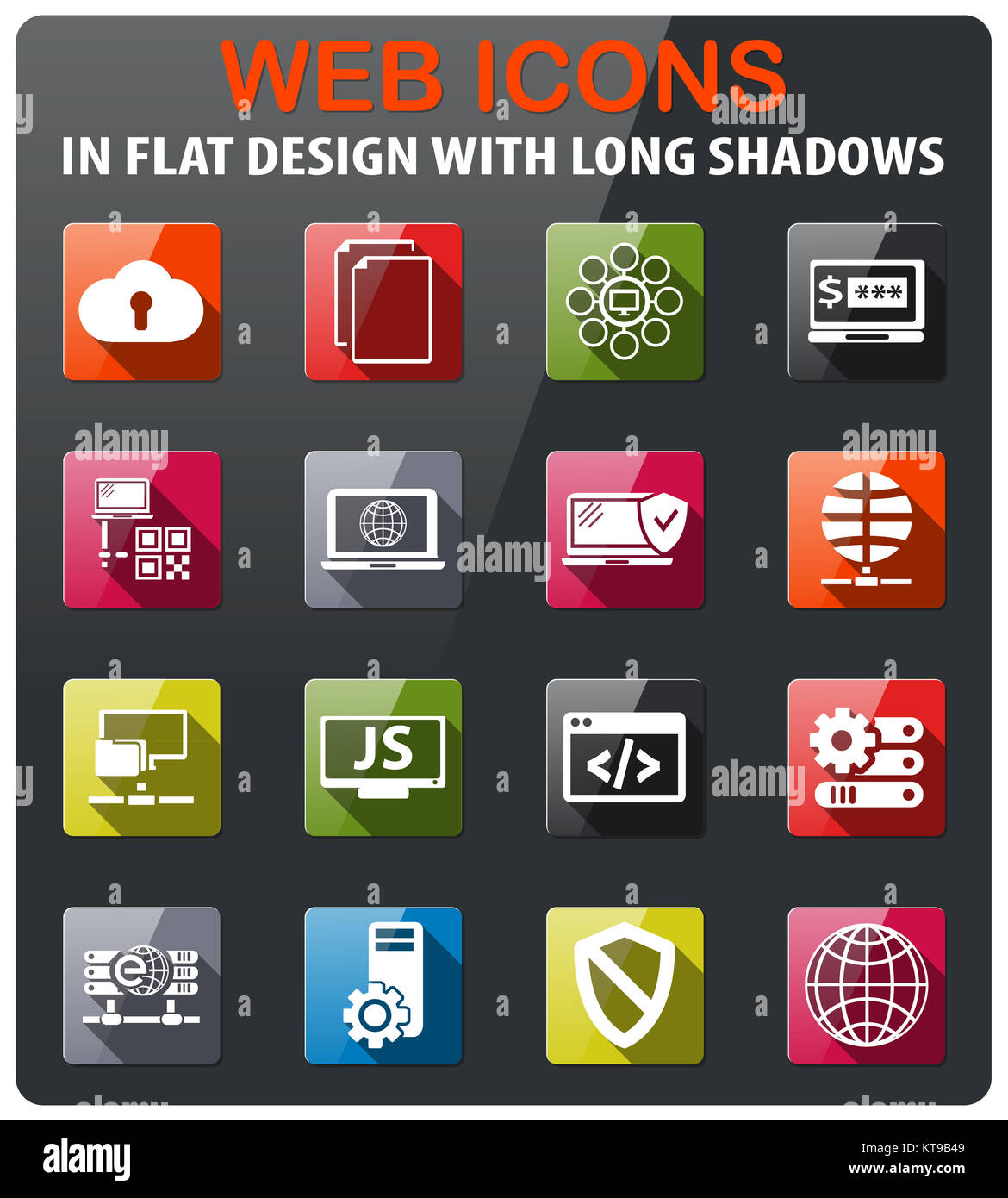 server icon set Stock Photo - Alamy