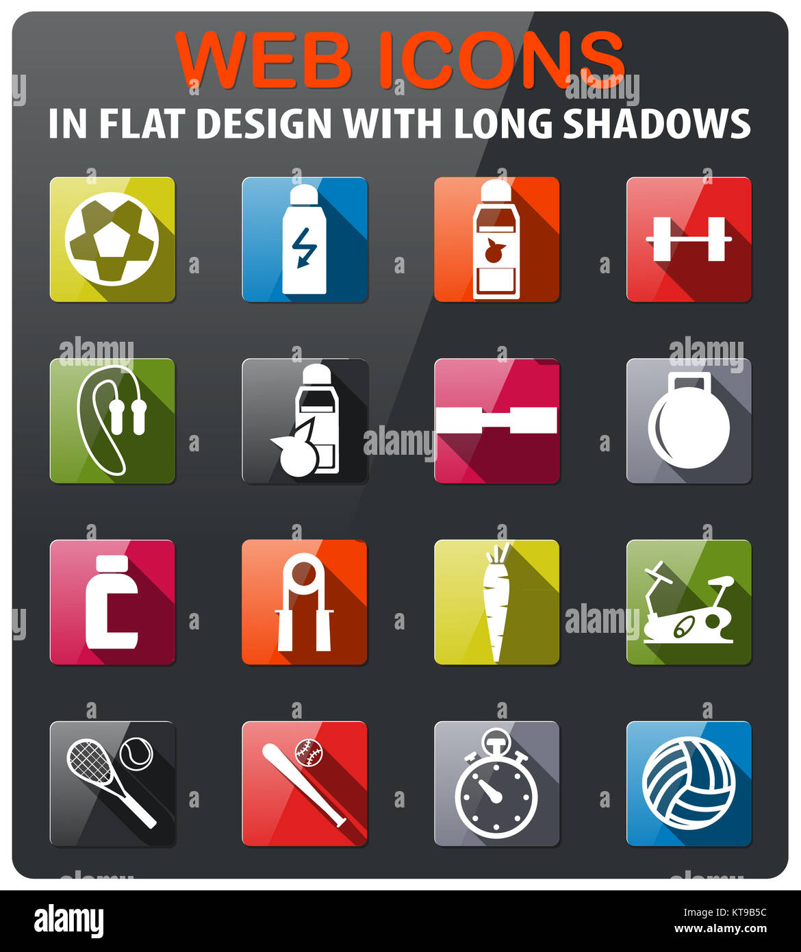 sport icon set Stock Photo - Alamy