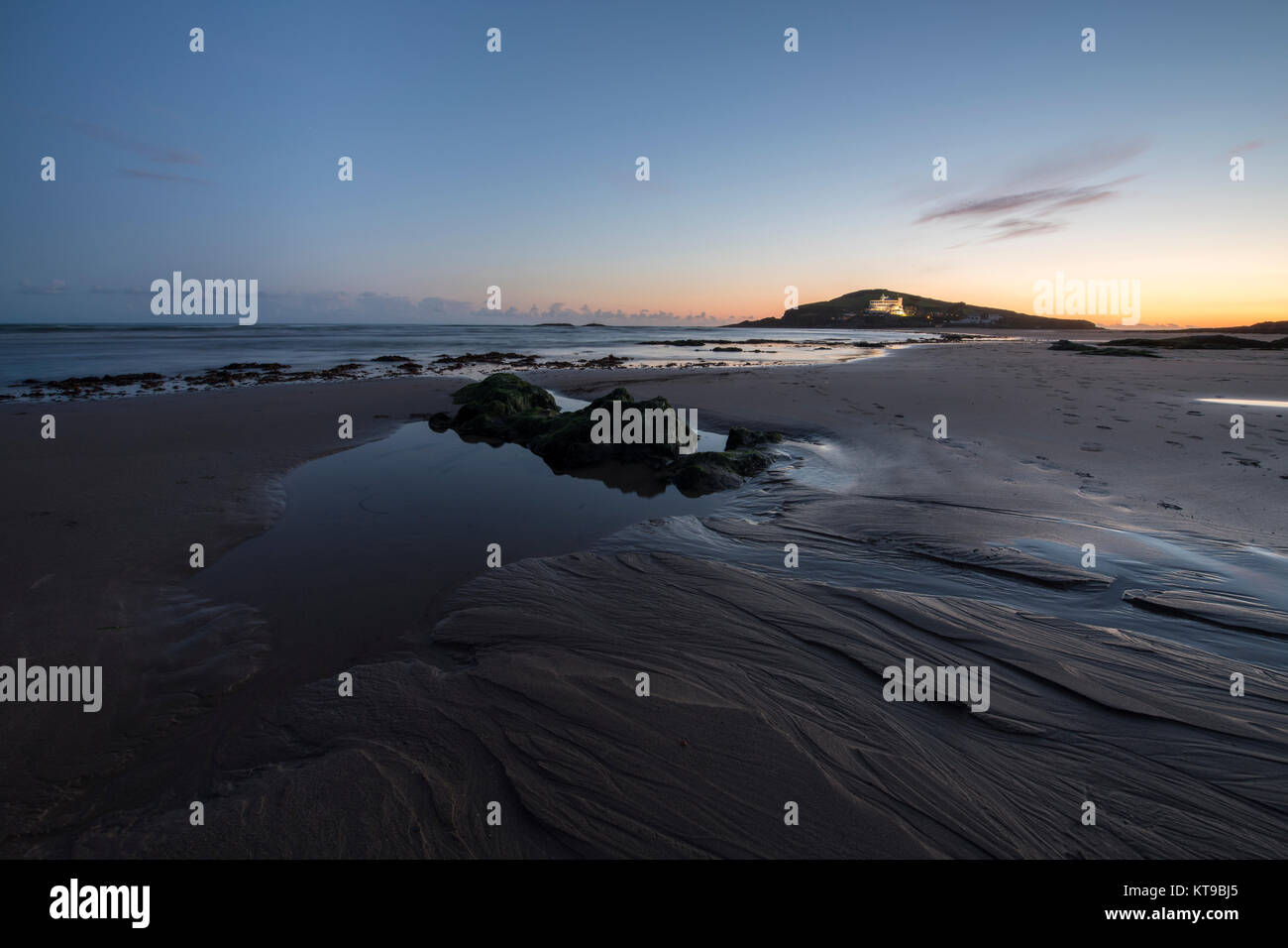 Burgh Island at sunset in South Devon Stock Photo - Alamy