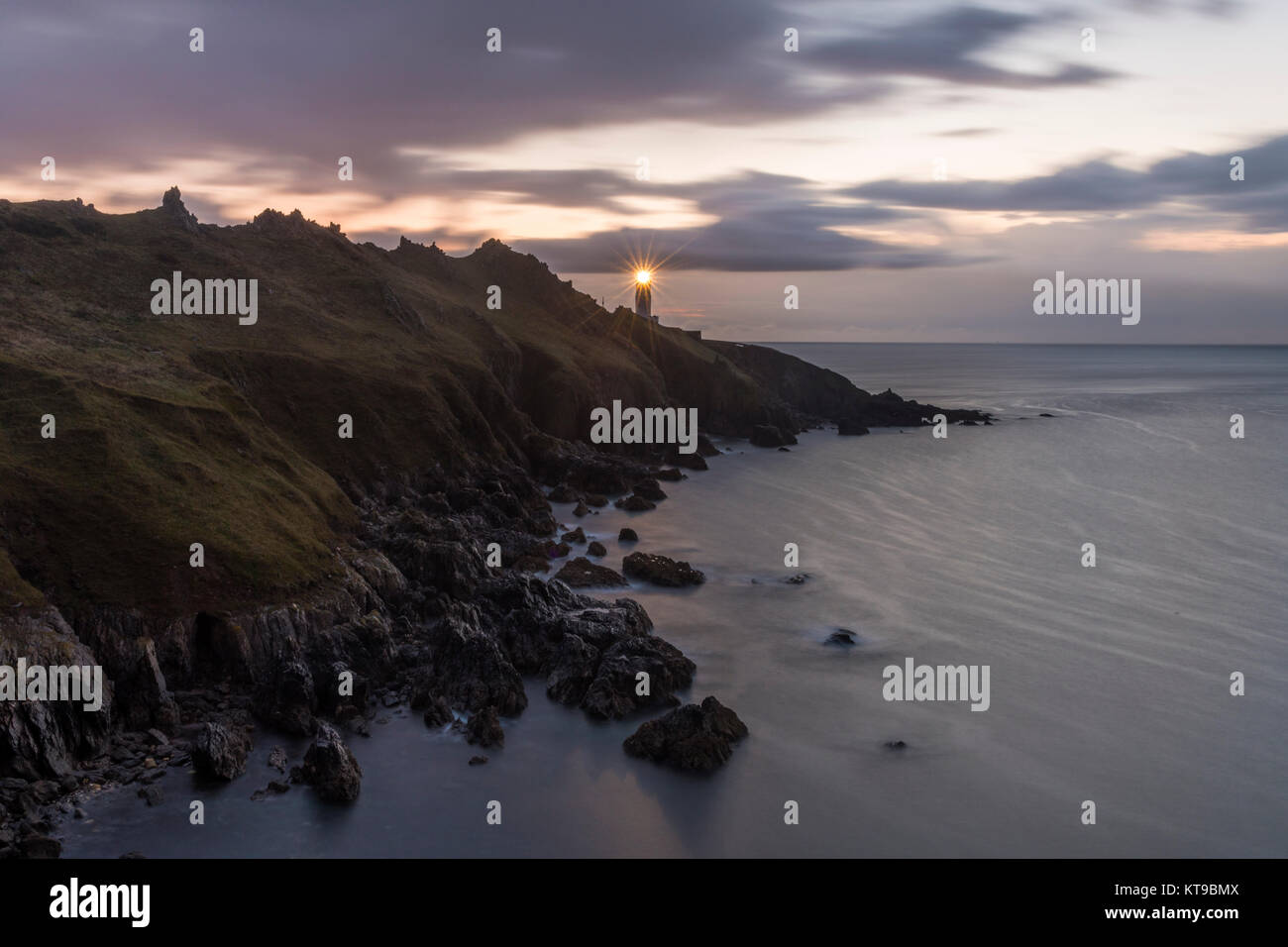 Start Point Lighthouse in South Devon Stock Photo - Alamy