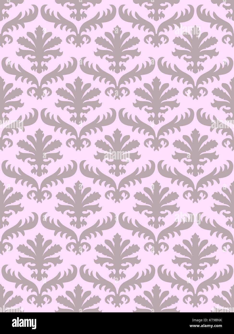 Vector colorful damask seamless floral pattern background. Color Stock ...