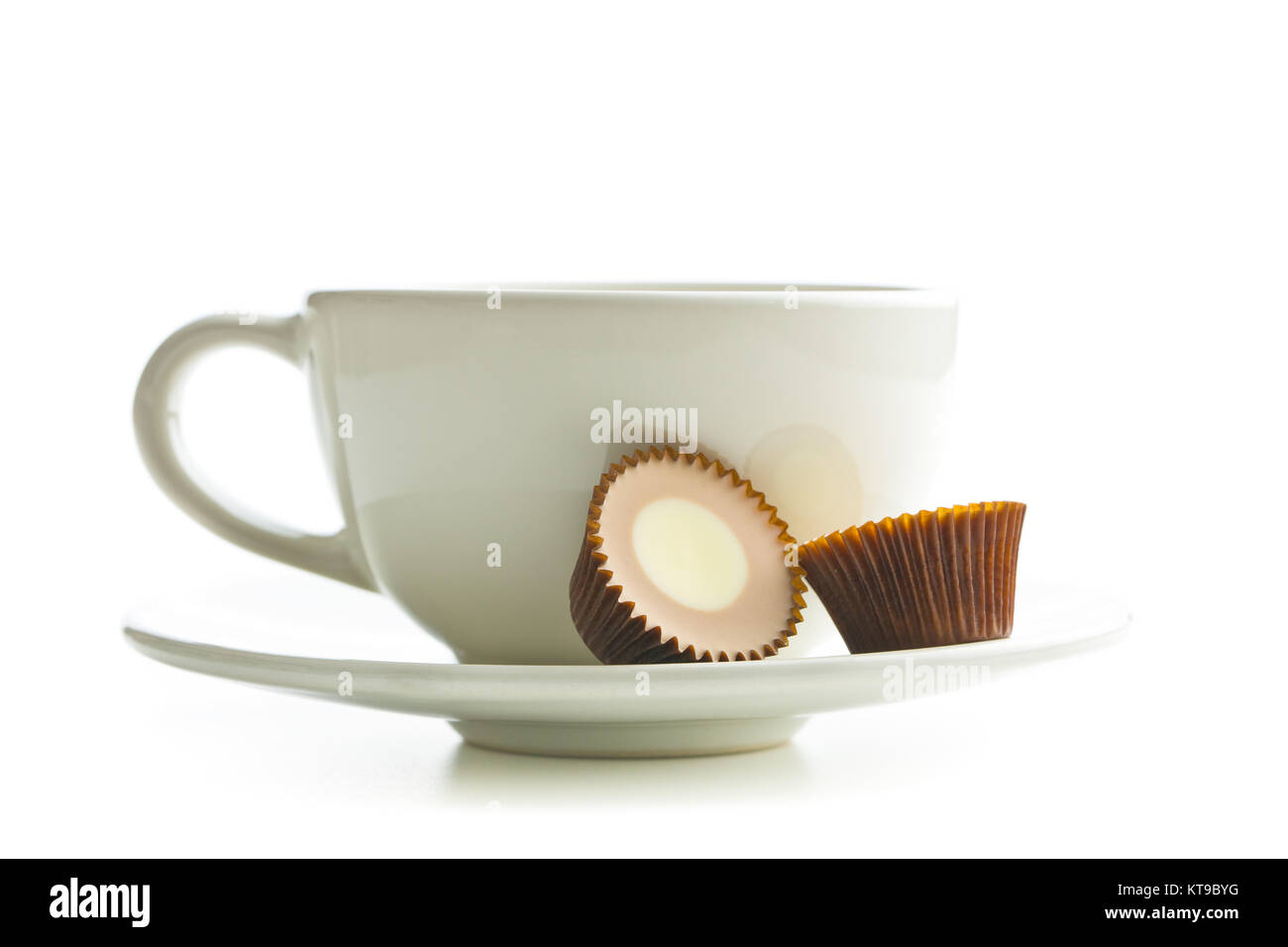 Mug valentine chocolate candy Cut Out Stock Images & Pictures - Alamy