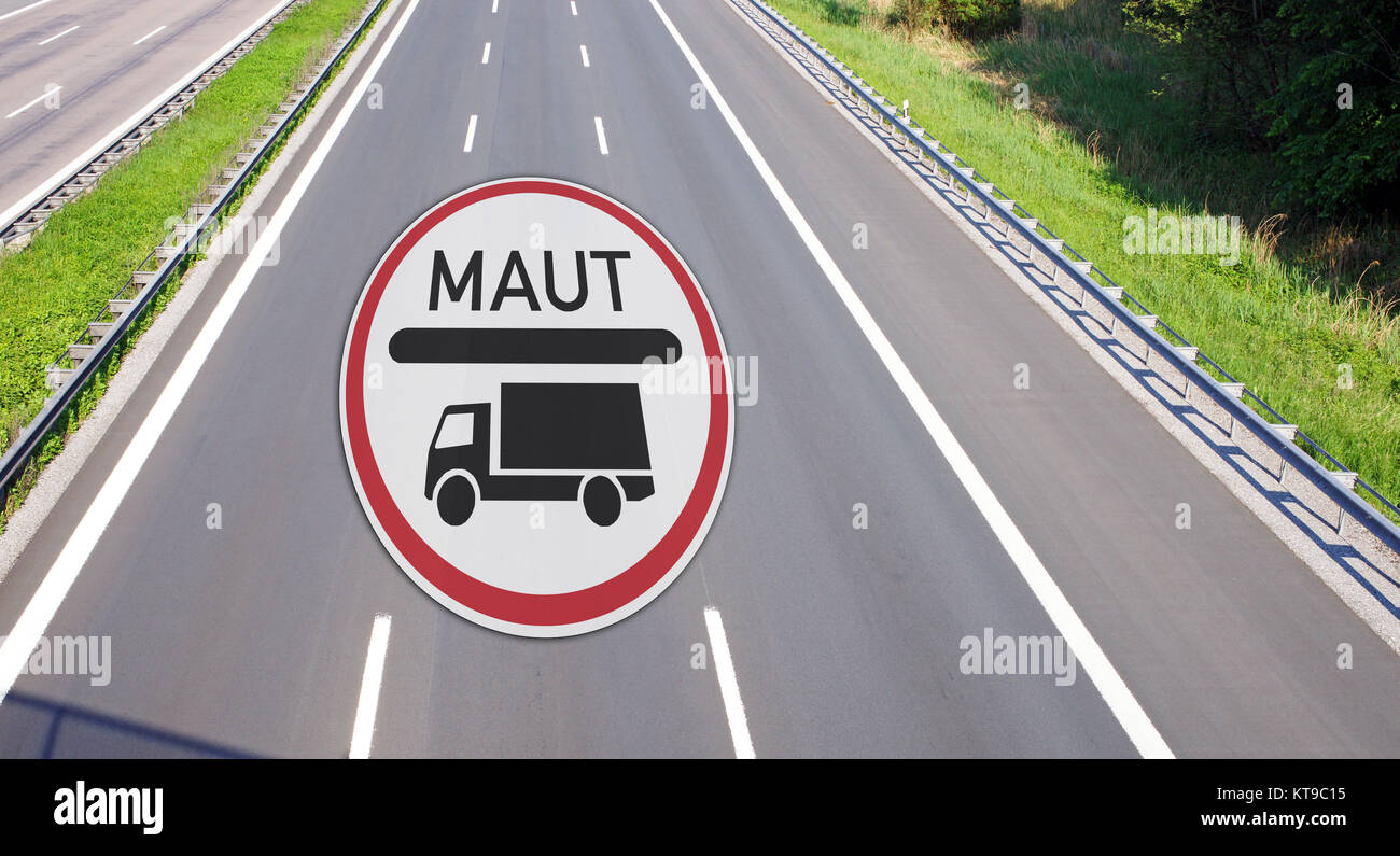 Autobahn maut hi-res stock photography and images - Alamy