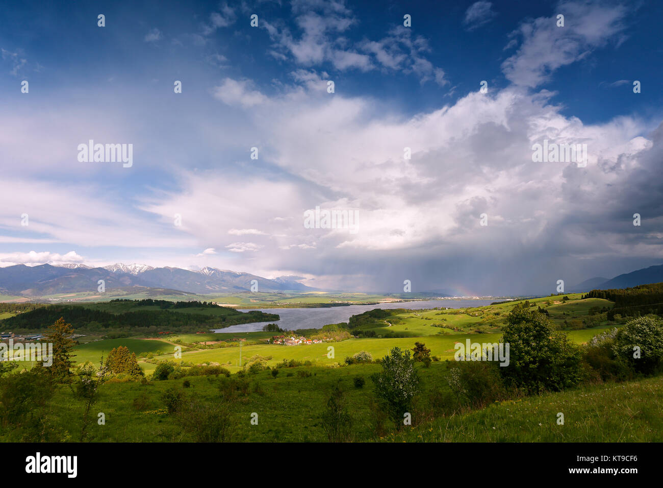 Rainbow after spring summer storm hi-res stock photography and images ...