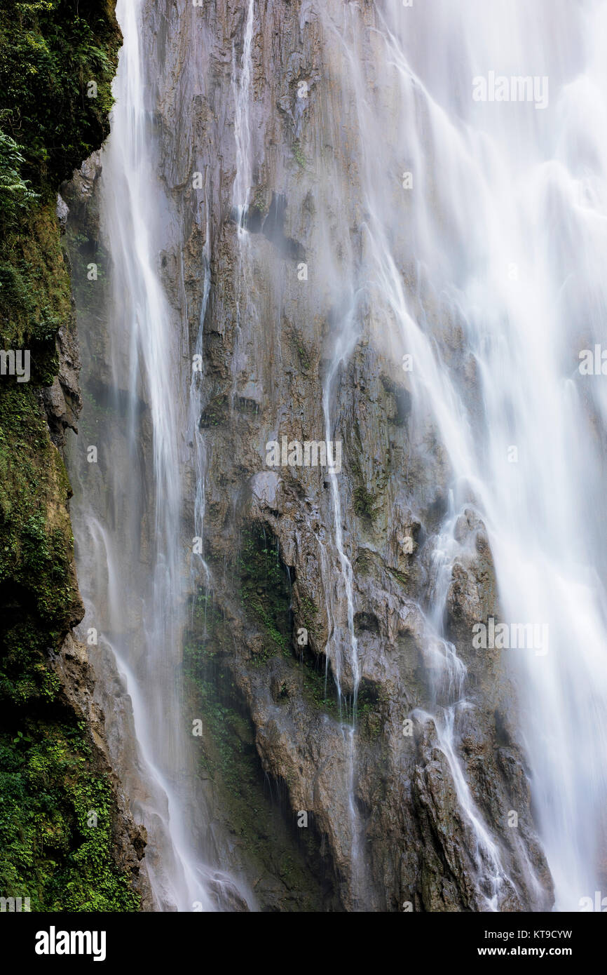 Tongling Great Falls is 188 meter (616 feet) waterfall location within ...