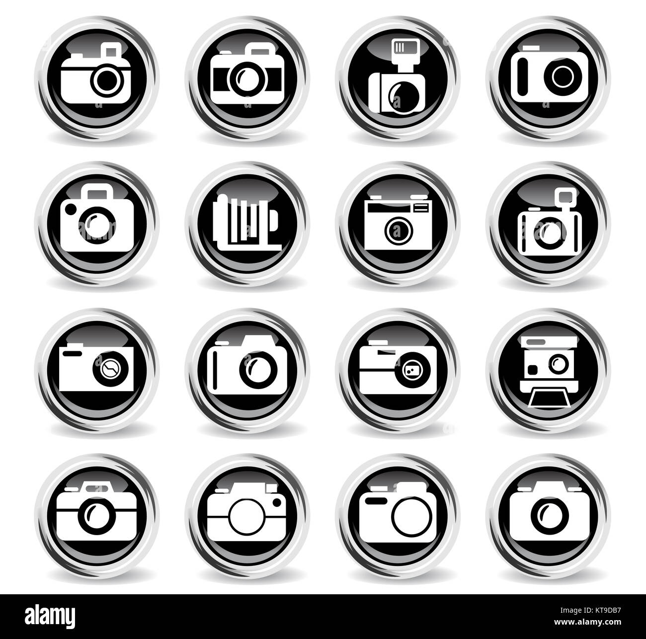 camera icon set Stock Photo - Alamy