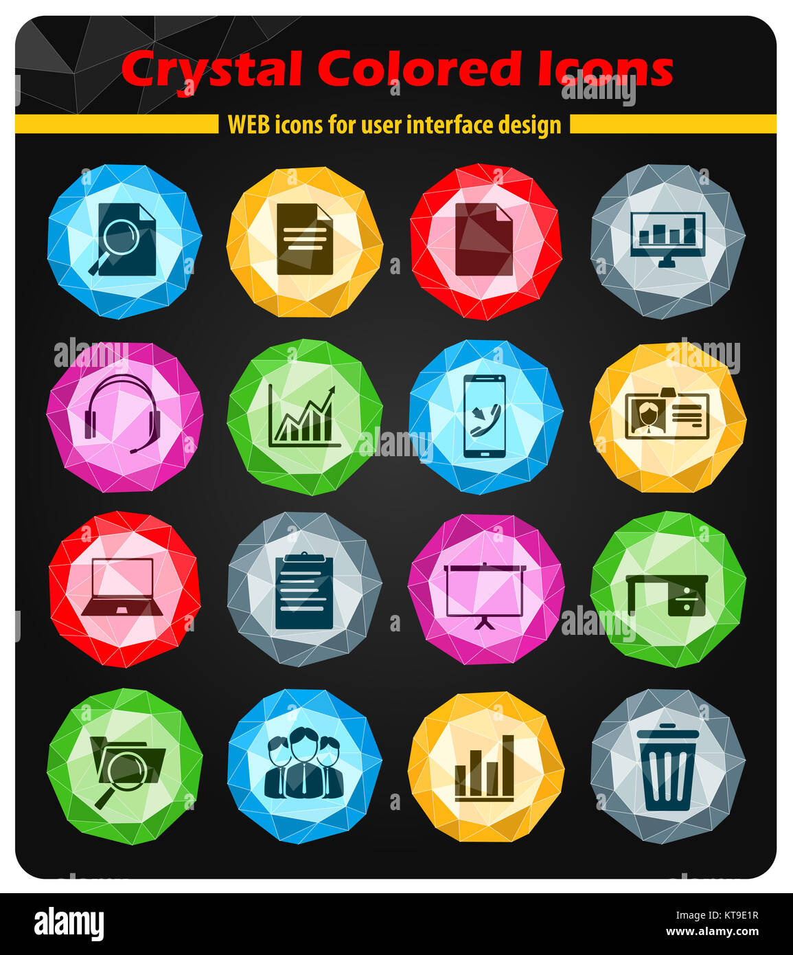 Office simply icons Stock Photo - Alamy