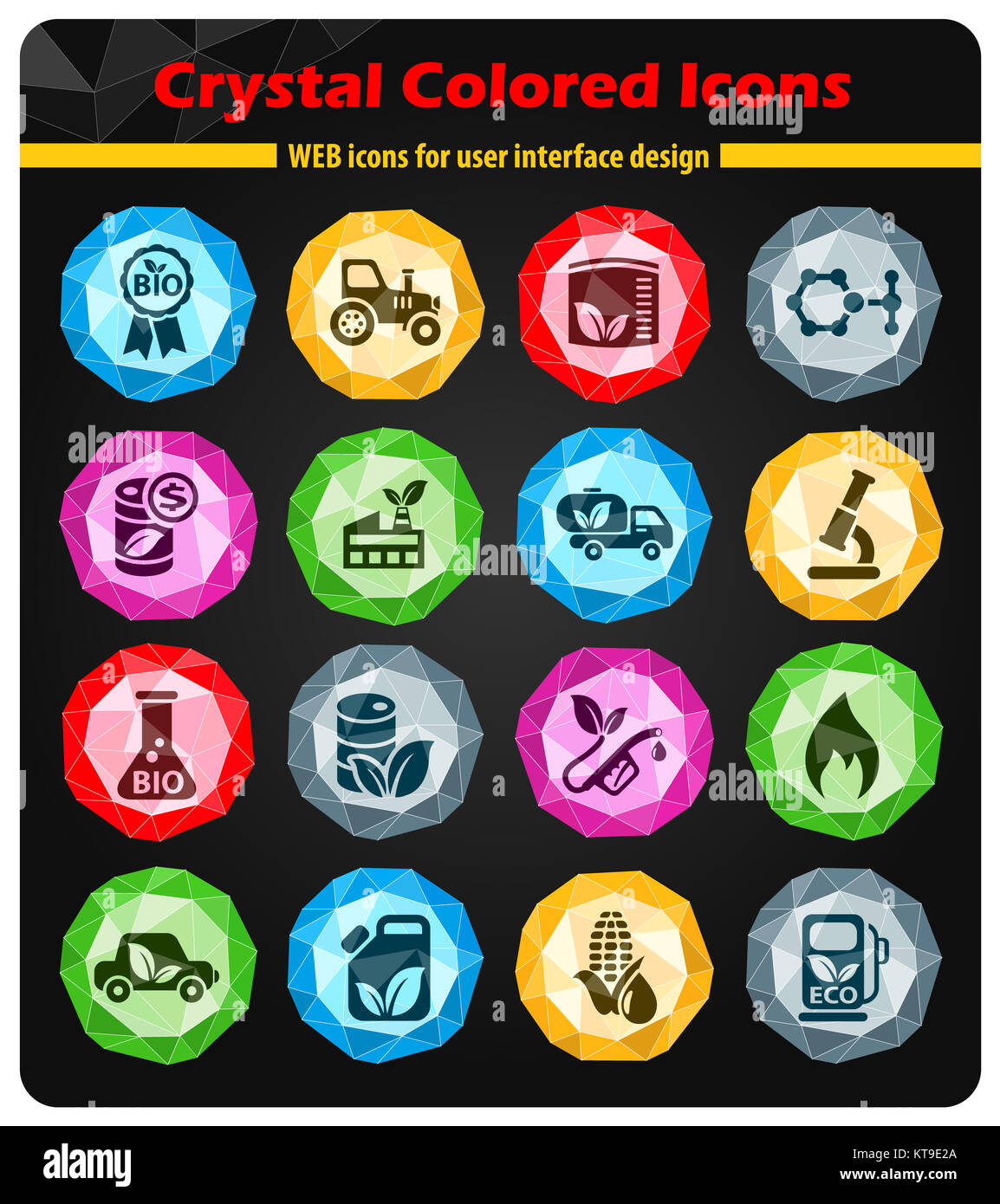 bio fuel icon set Stock Photo - Alamy