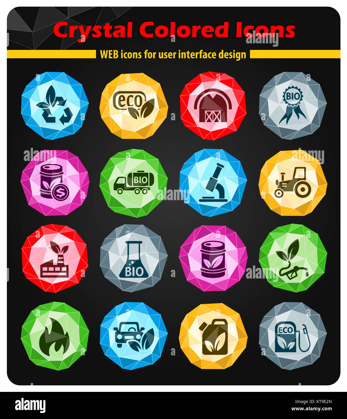 bio fuel icon set Stock Photo - Alamy