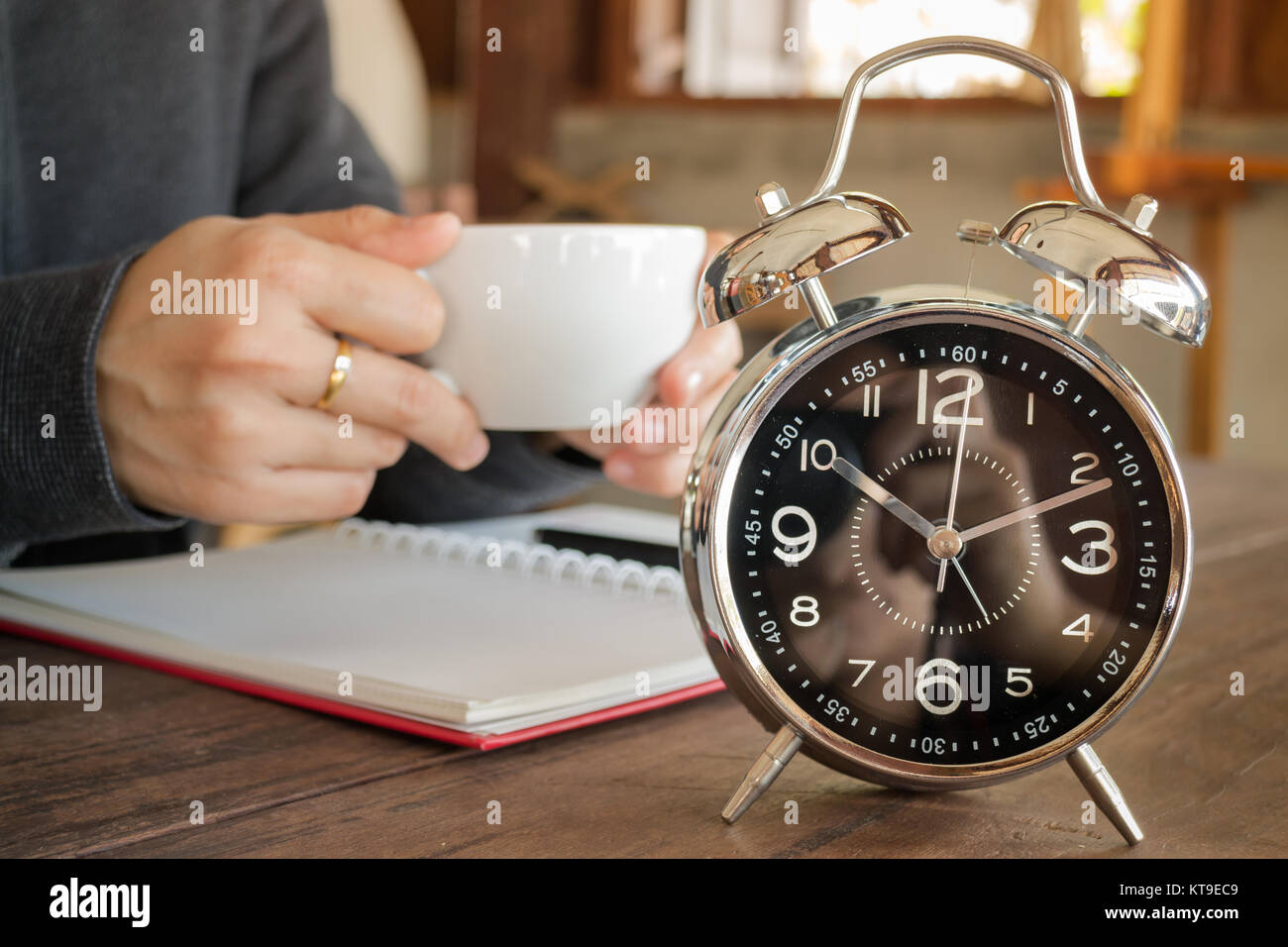 Little Bit Coffee Break Of Work Stock Photo - Alamy