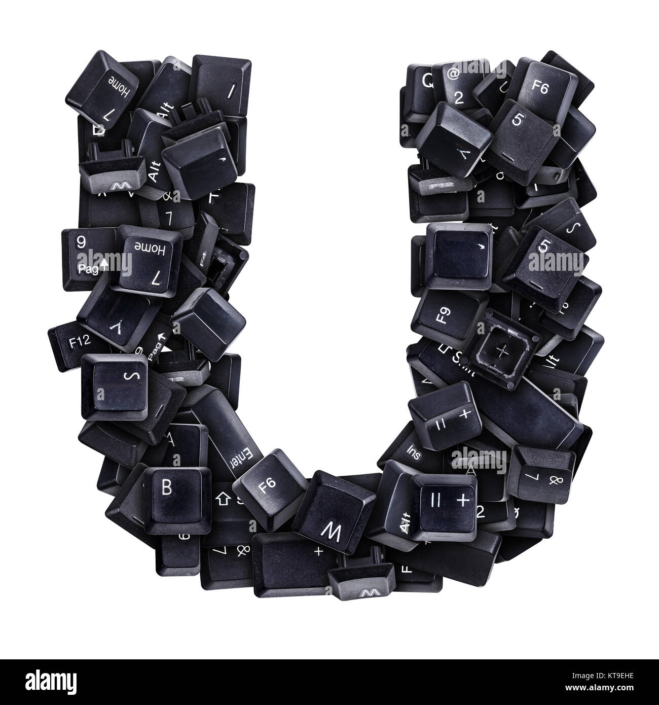 Letter u buttons hi-res stock photography and images - Alamy