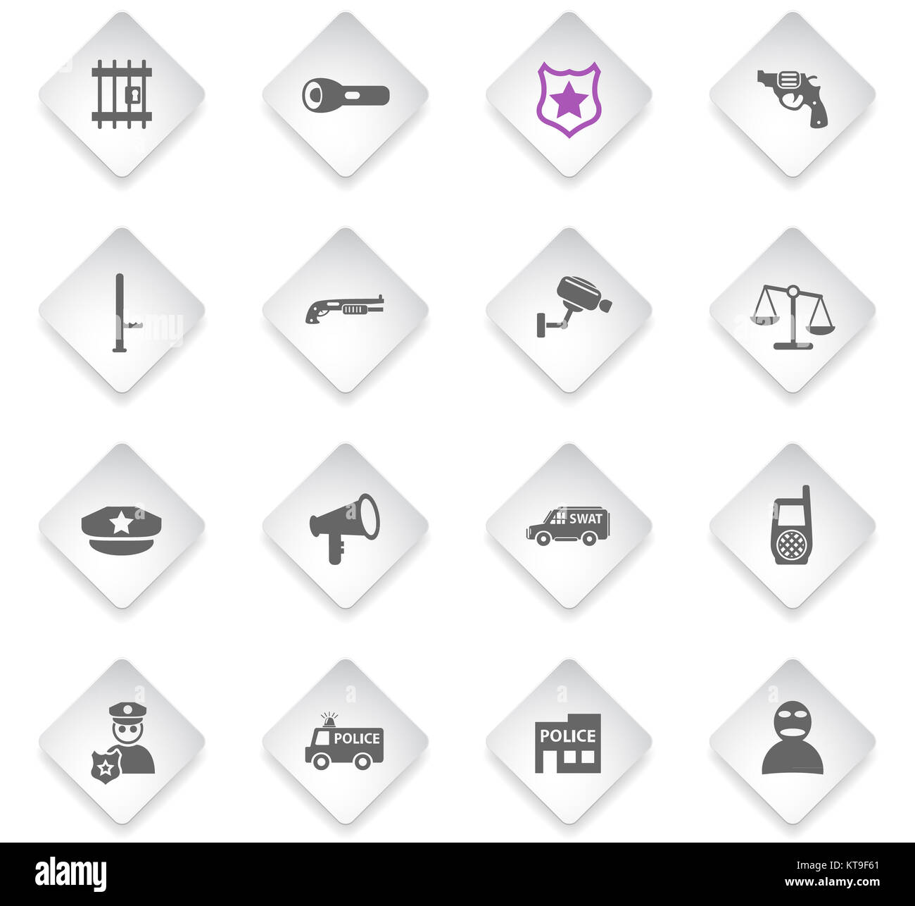 Police grille Cut Out Stock Images & Pictures - Alamy