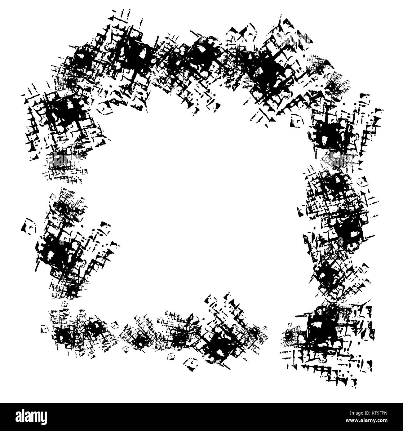 Frame square ink grunge background Stock Photo - Alamy