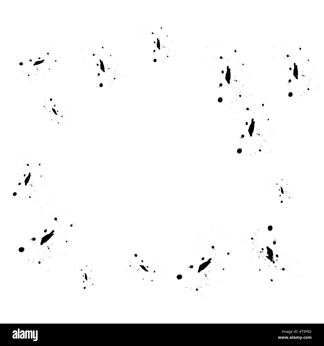 Frame square ink grunge background Stock Photo - Alamy