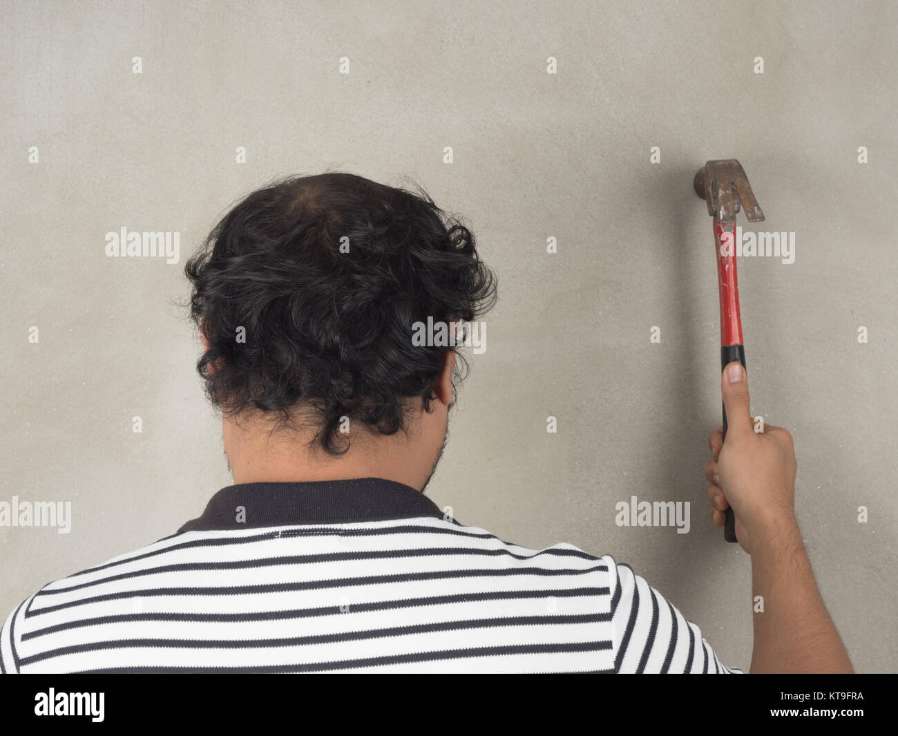 Angry construction hammer hi-res stock photography and images - Alamy