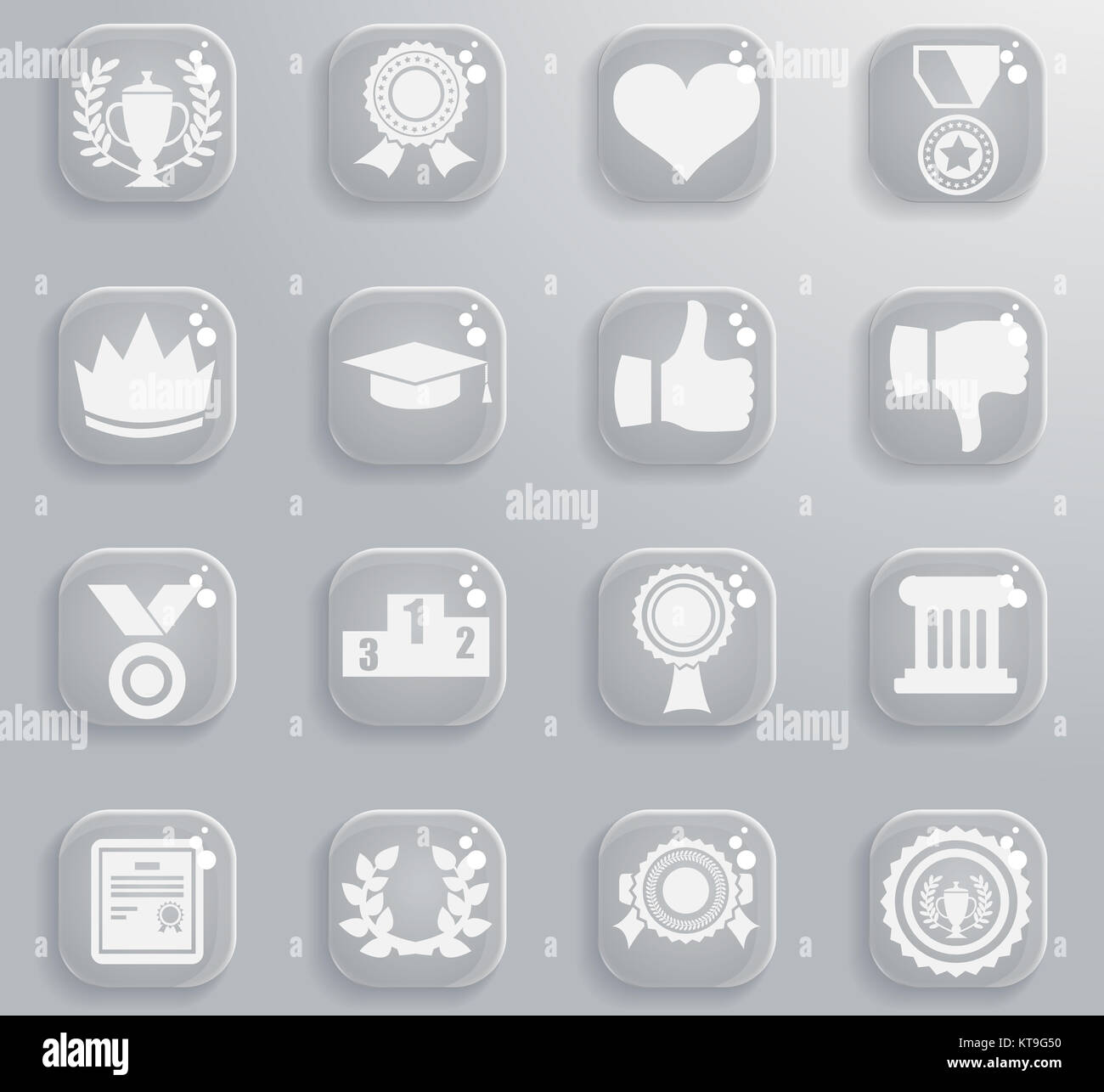 Trophy and prize symbol Stock Photo - Alamy