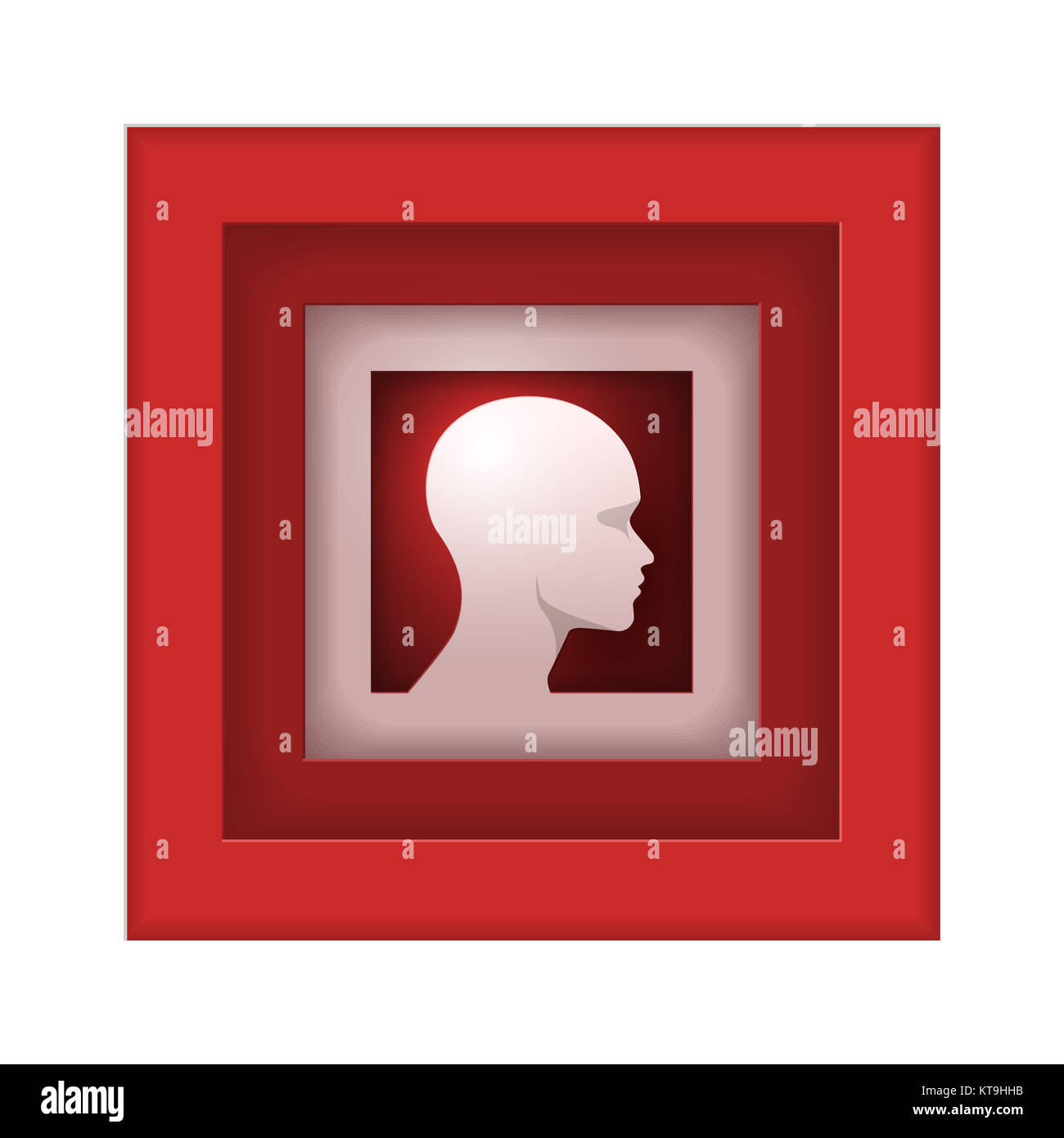 Human silhouette hole Cut Out Stock Images & Pictures - Alamy