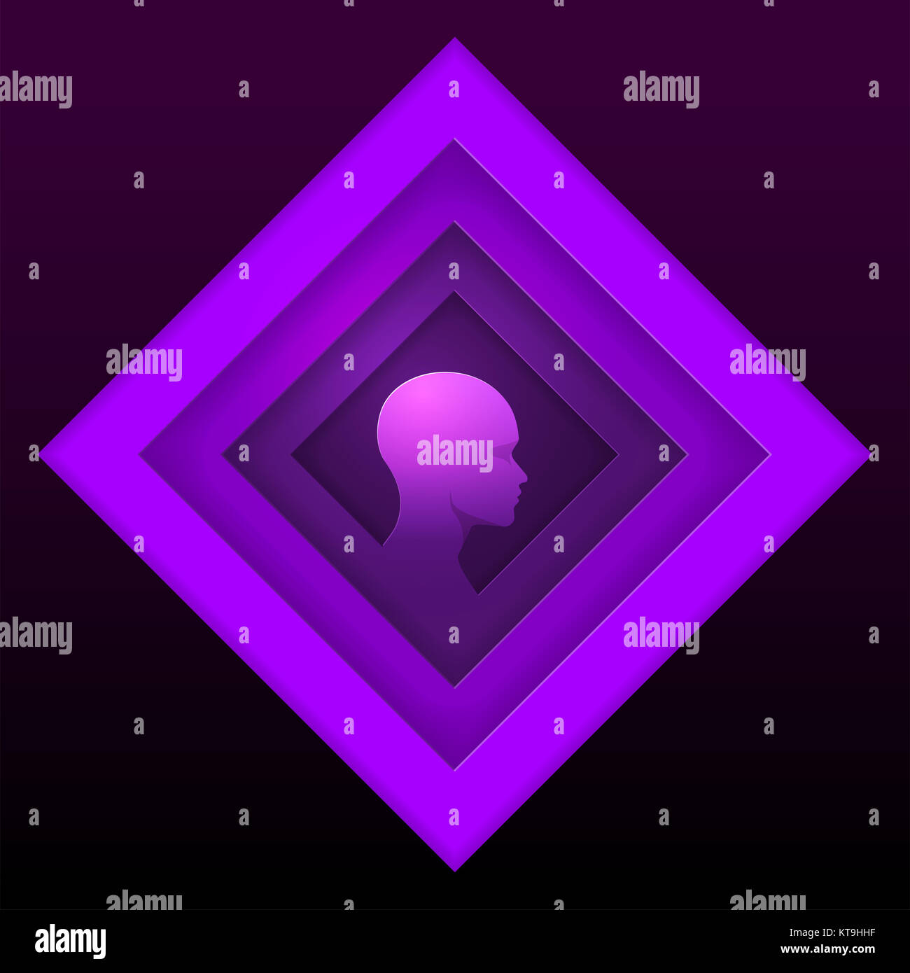 Human mind concept design Stock Photo - Alamy