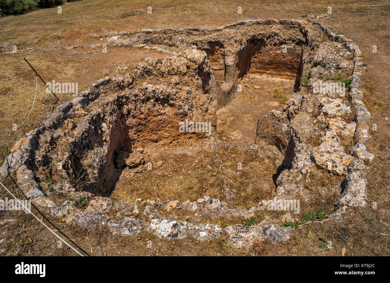 Necropoli di Anghelu Ruju, Late Neolithic, 3200-2800 BC, burial ...