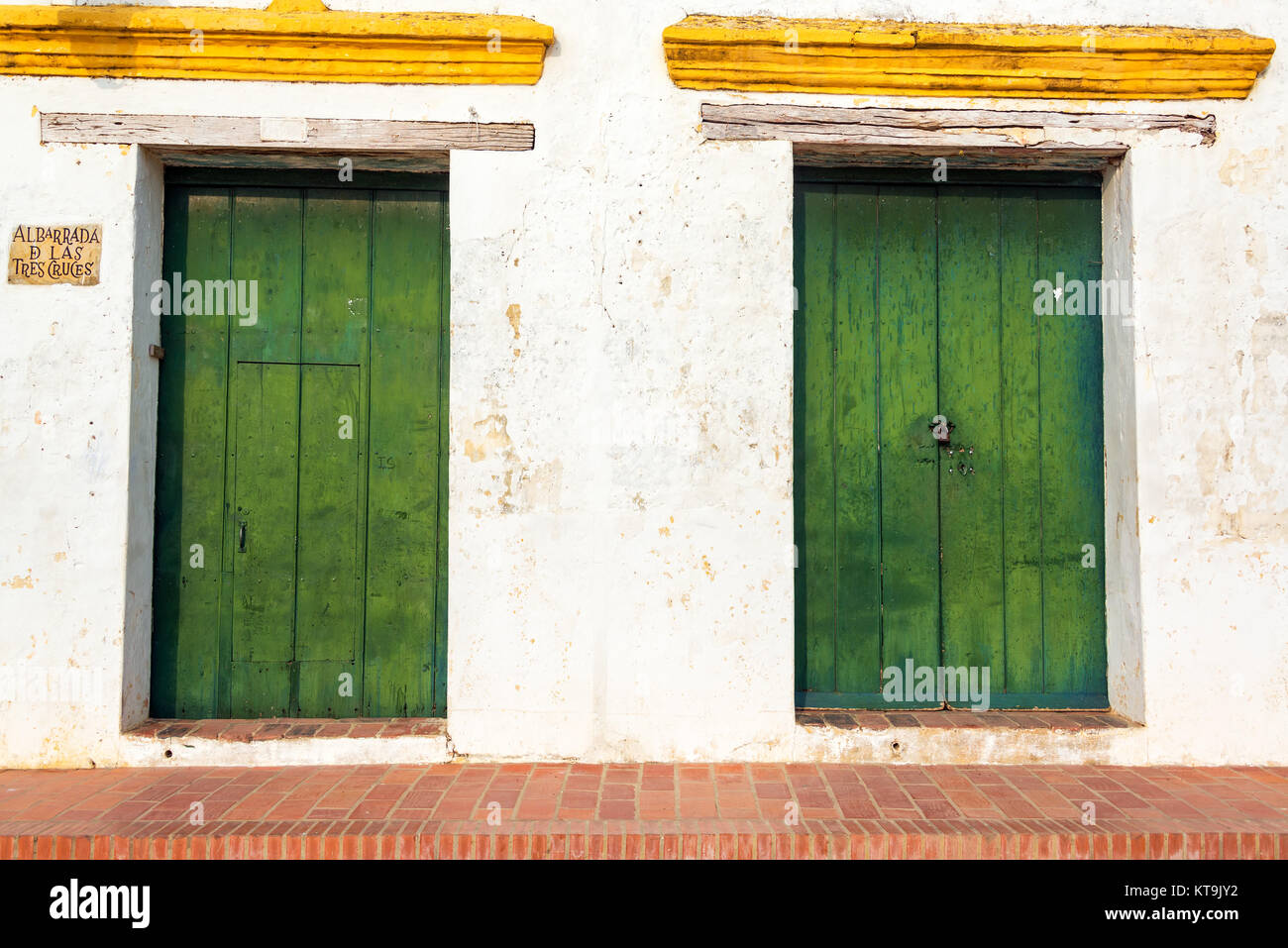 Old Colonial Doors Stock Photo - Alamy