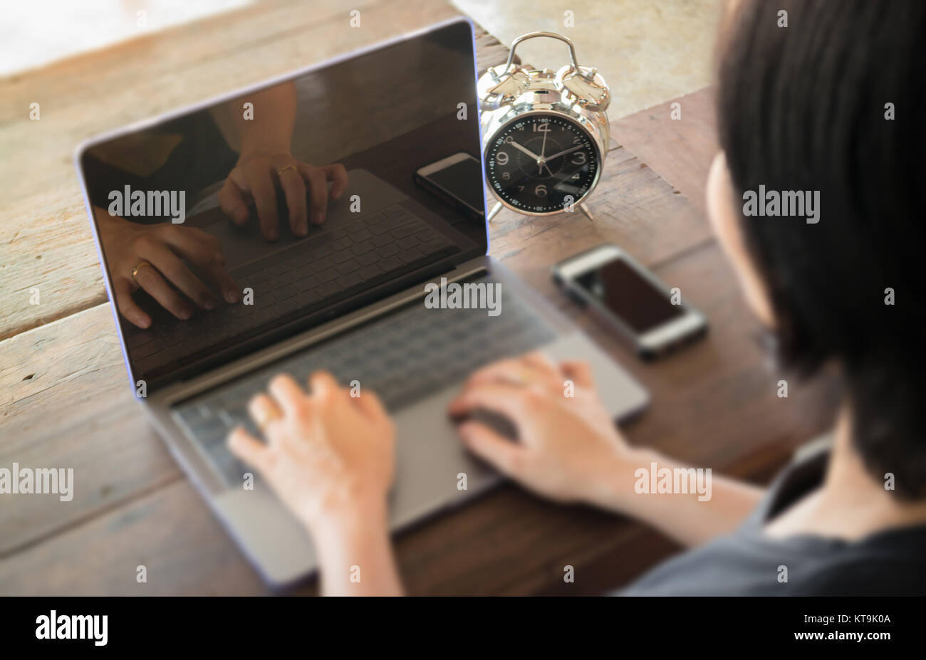 The Quality Time At Workspace Stock Photo - Alamy