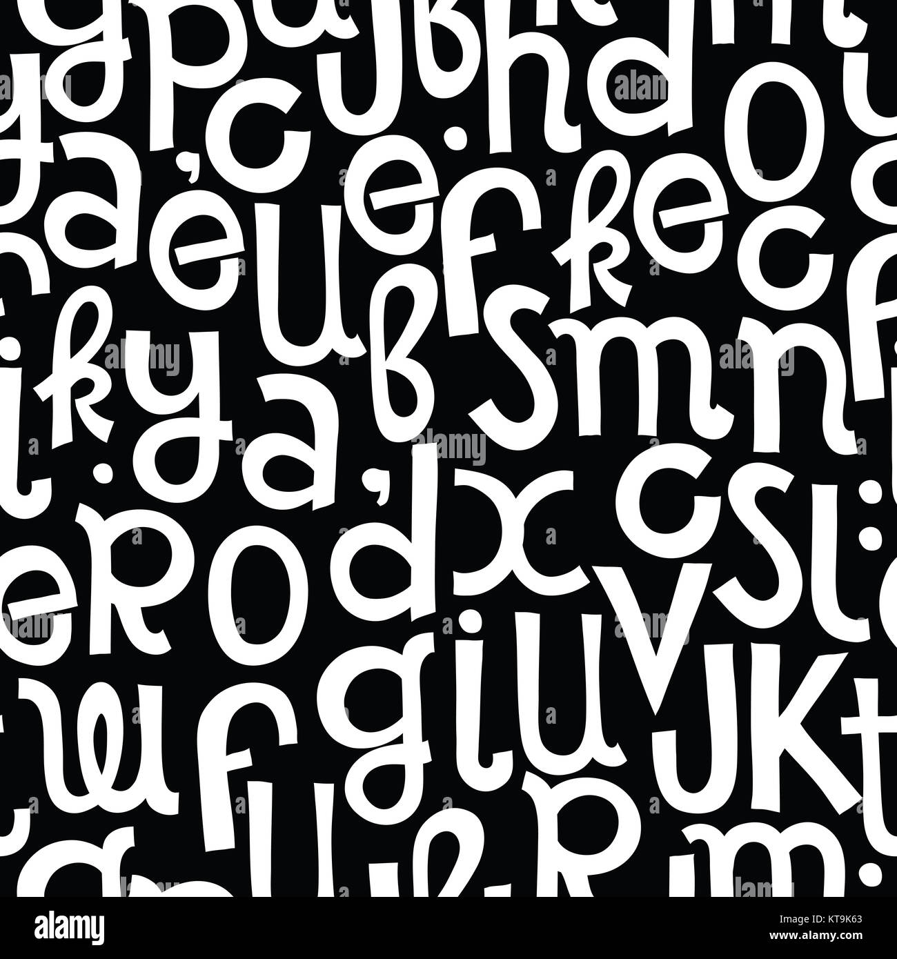 Art Seamless Pattern Font Stock Photo - Alamy