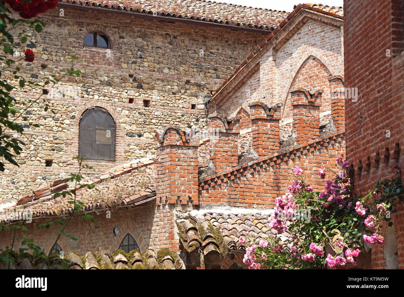 detail of a medieval building Stock Photo - Alamy