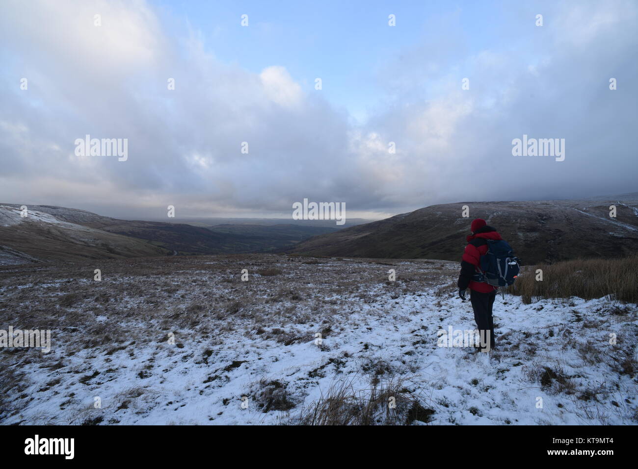 Tannet Valley from Fan Fawr, Brecon Beacons Stock Photo - Alamy