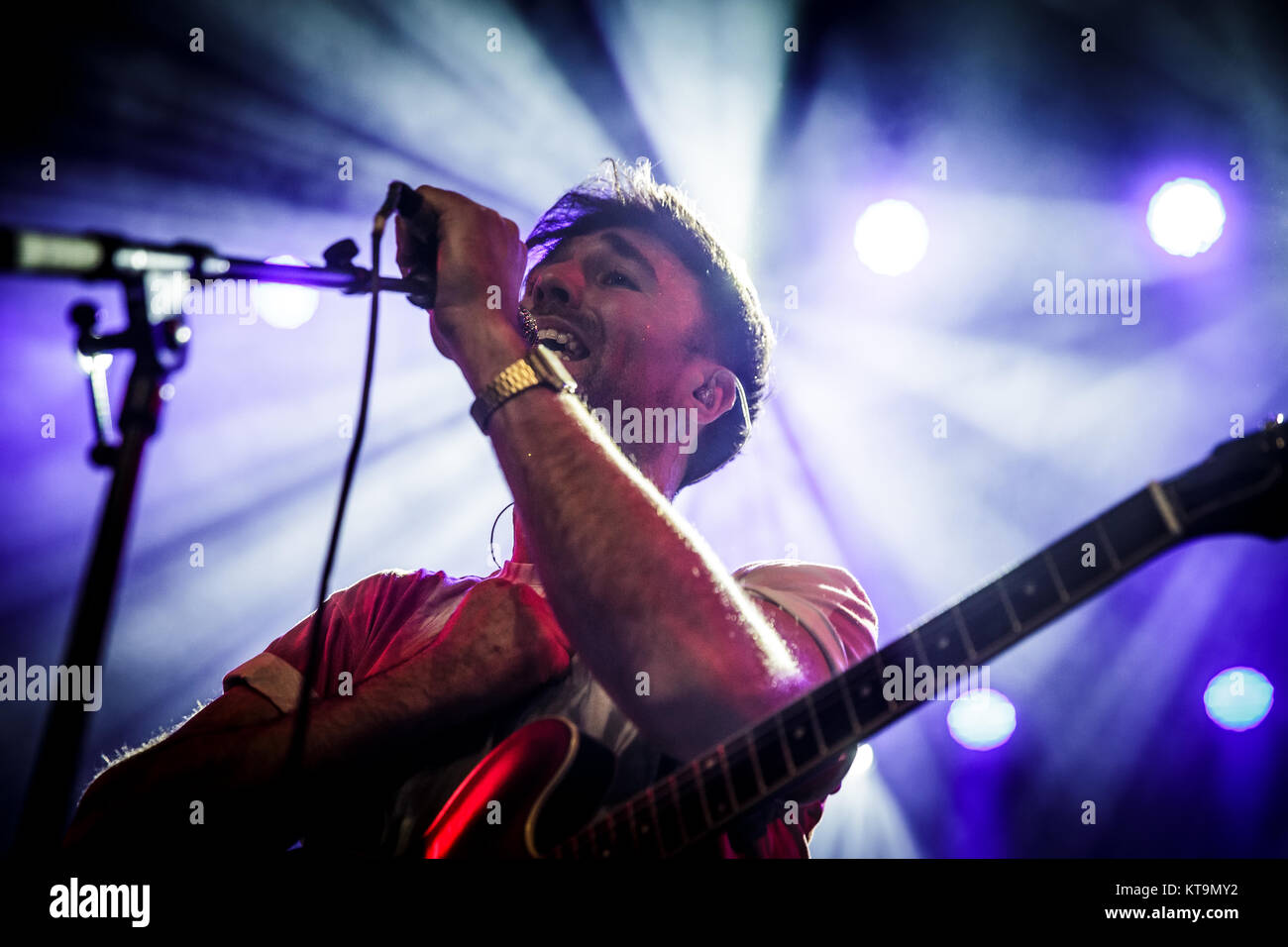 The British indie pop band Alvarez Kings performs a live concert at ...