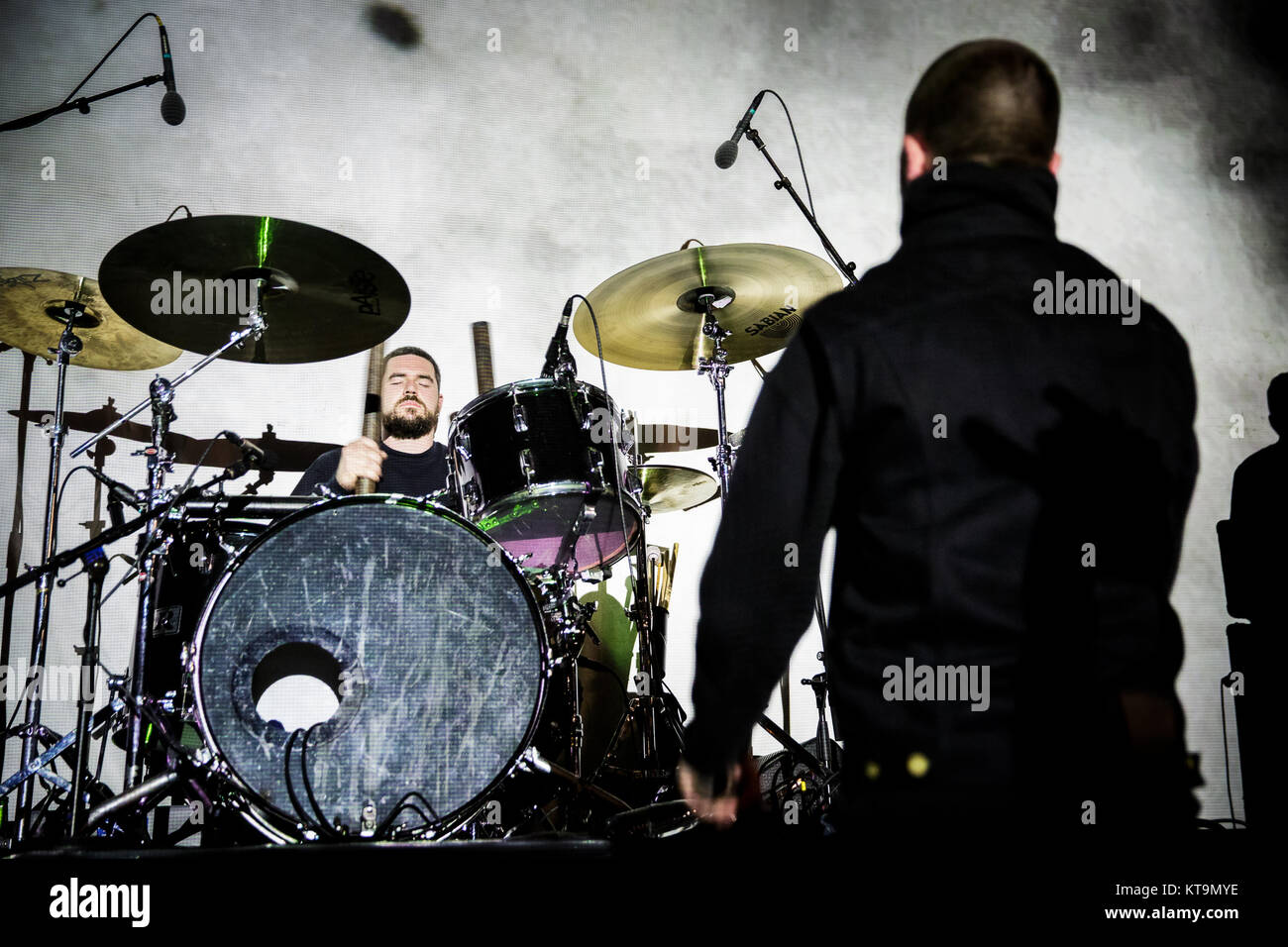 The Belgian post-metal band Amenra performs a live concert at the ...