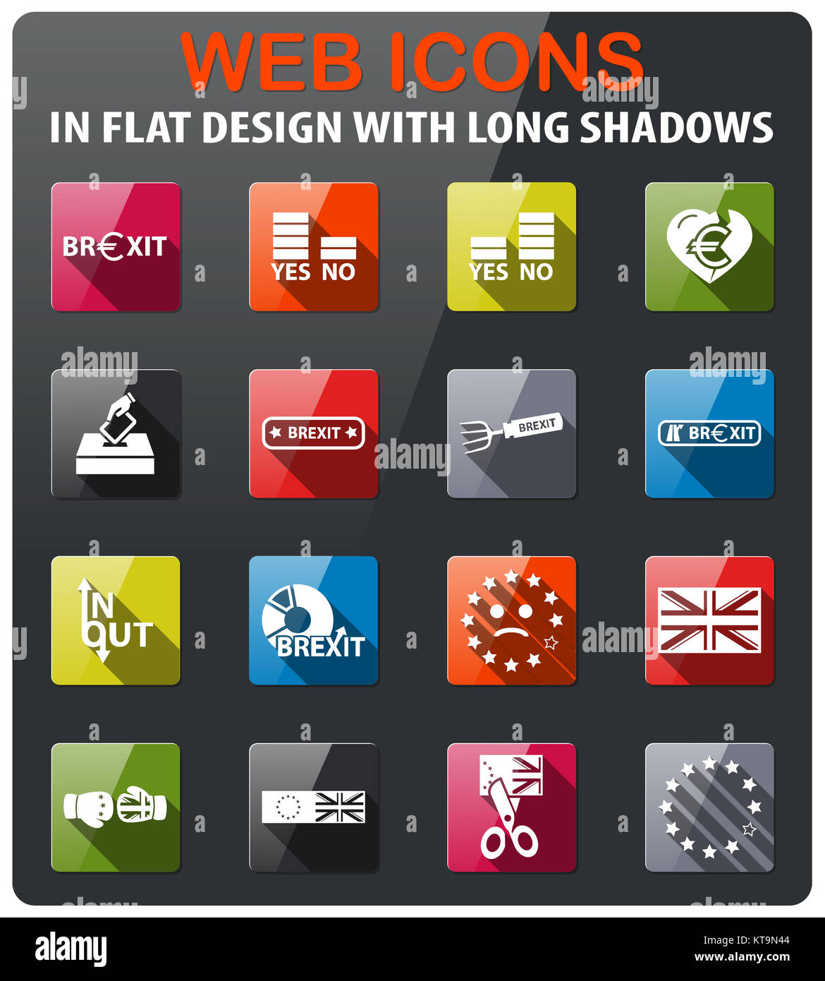 brexit icon set Stock Photo - Alamy