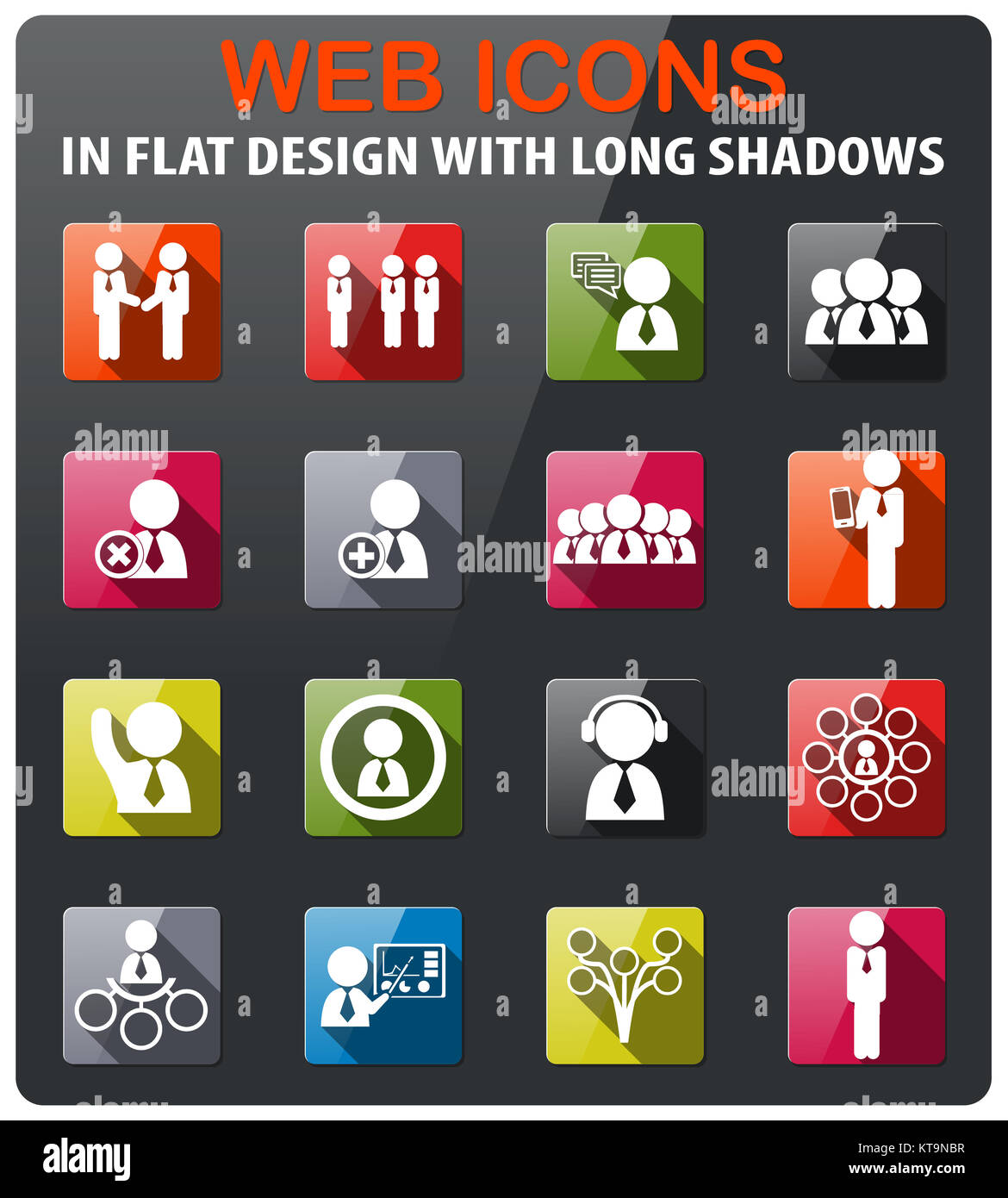 community icon set Stock Photo - Alamy