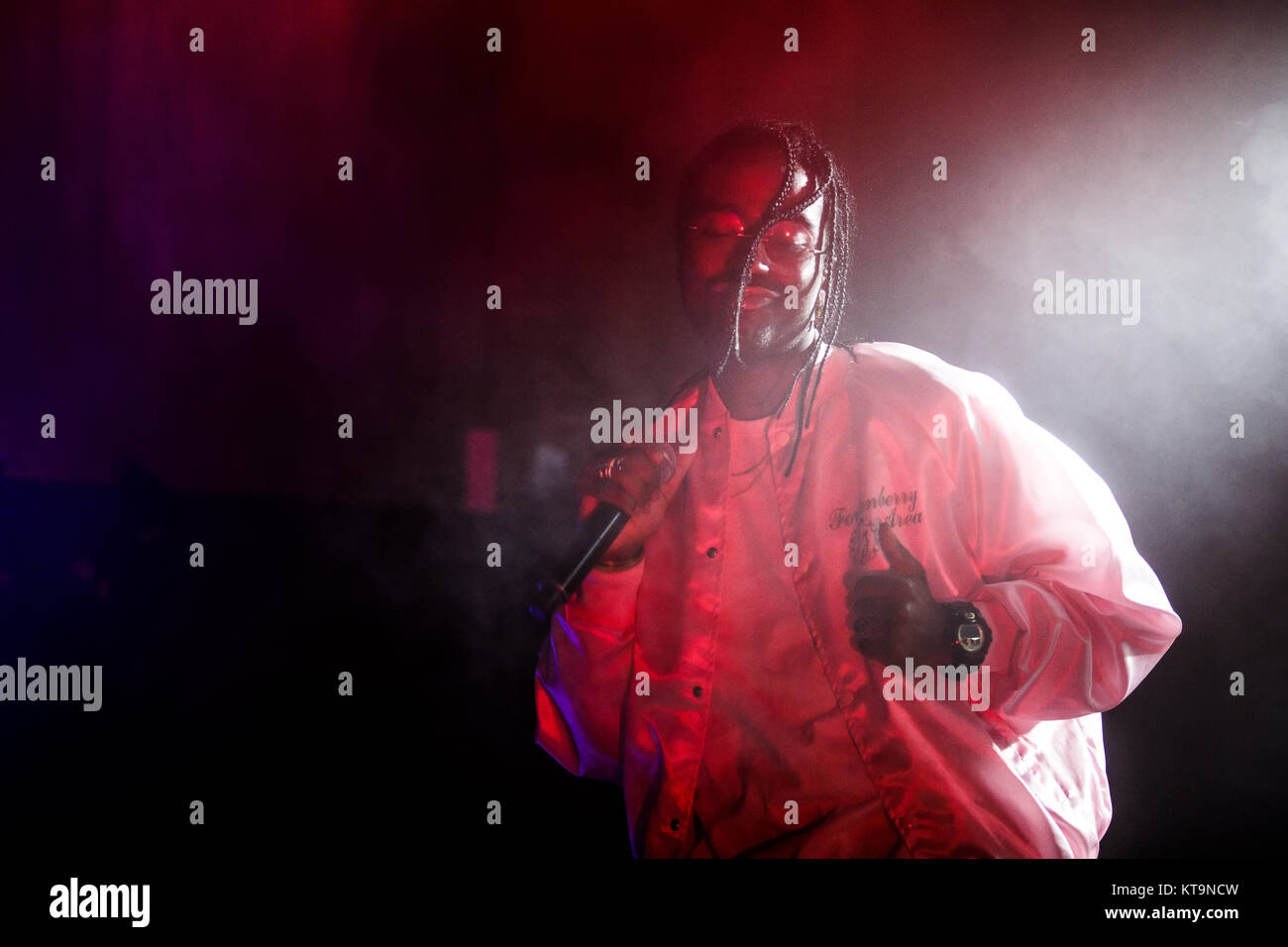 Denmark, Copenhagen - October 11, 2017. The Norwegian rapper and singer ...