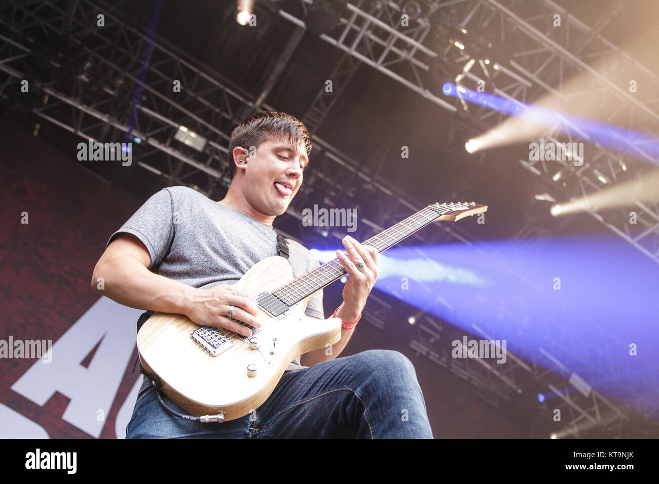 The American Christian metalcore band August Burns Red performs a live ...