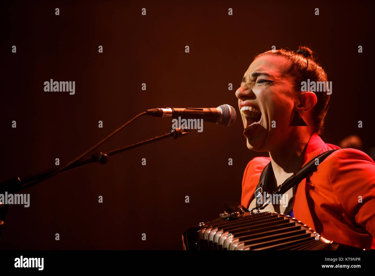 World and Latin music band Banda Magda performs a live concert at VEGA ...