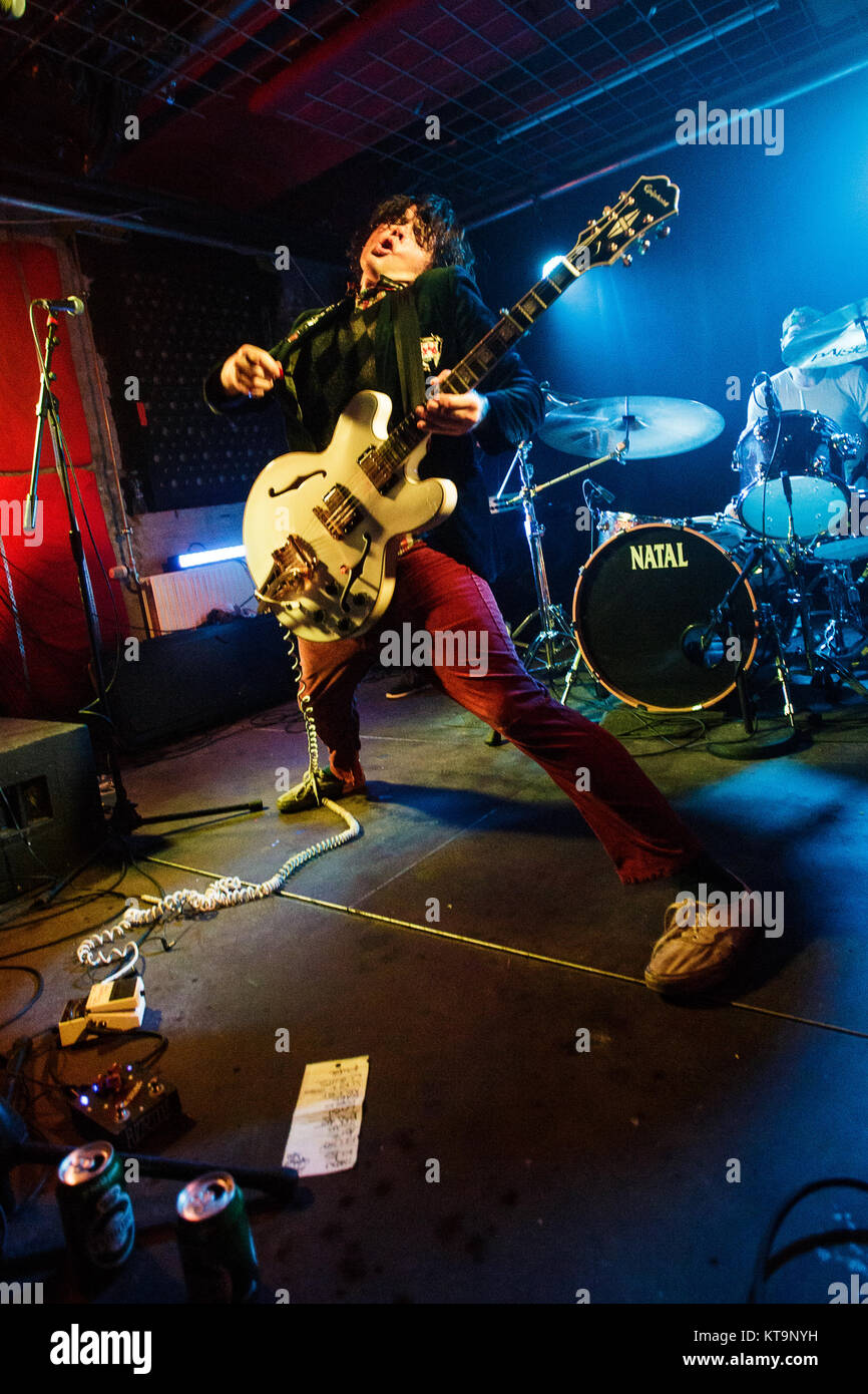 The American punk rock band Beach Slang performs a live concert at ...
