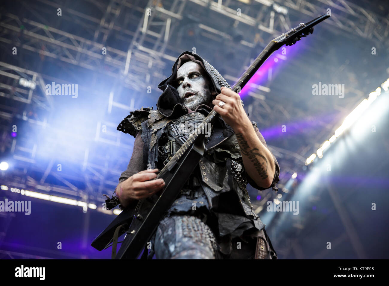 The Polish heavy metal band Behemoth performs a live concert at the ...