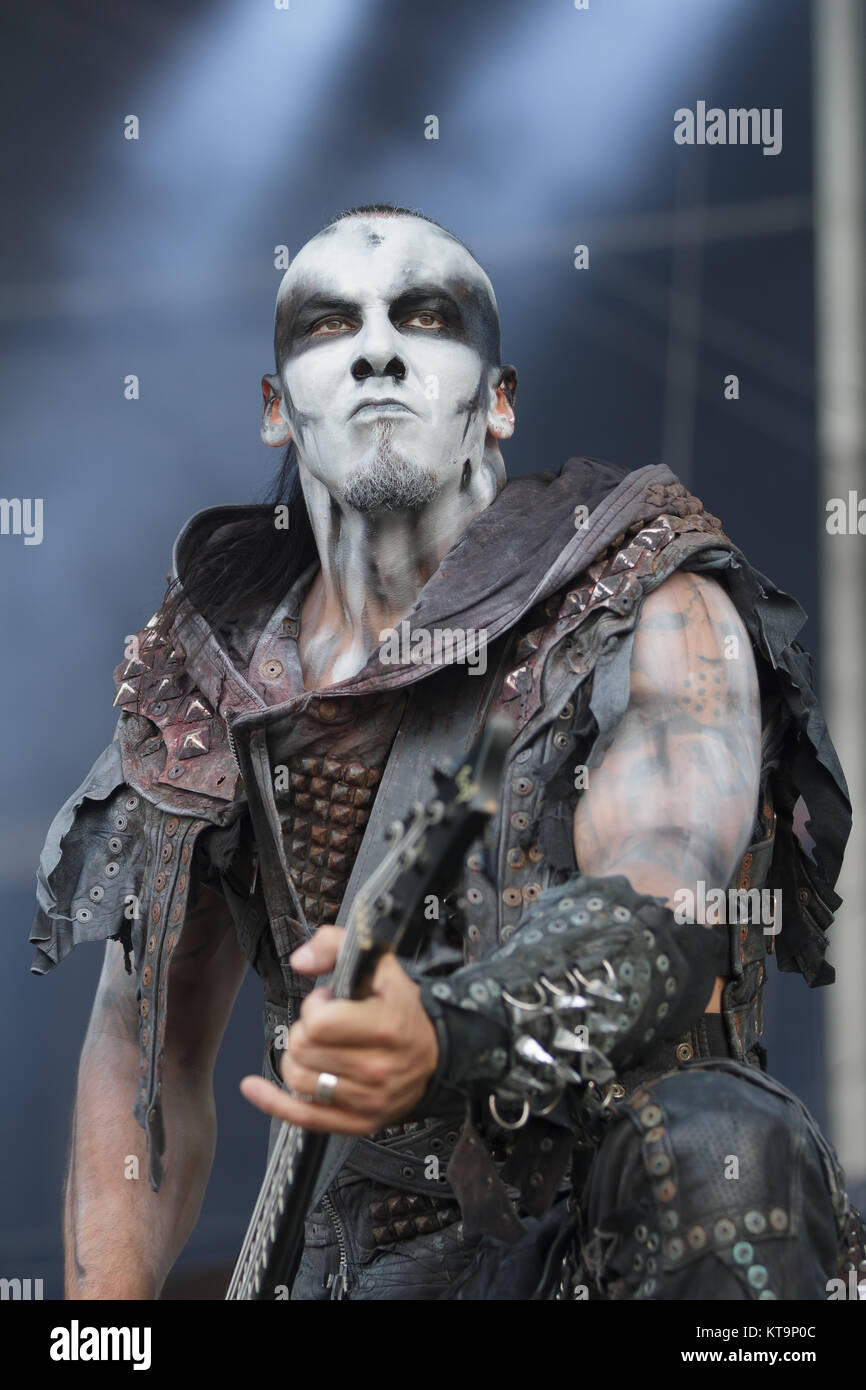 The Polish heavy metal band Behemoth performs a live concert at the ...