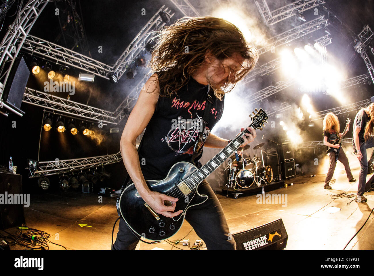 The American death and thrash metal band Black Breath performs a live ...