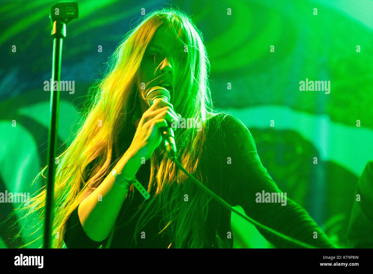 The Swedish rock band Blues Pills performs a live concert at the Danish ...