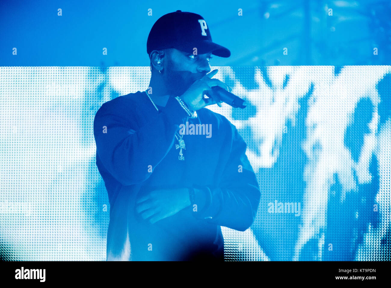 Denmark, Copenhagen - October 31, 2017. The American rapper, singer and ...
